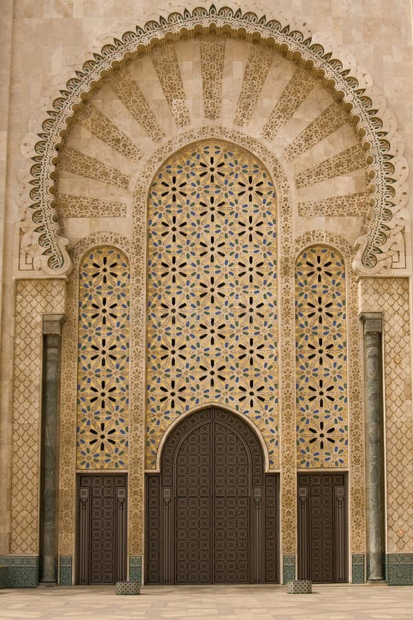 Moroccan mosque door stock photo. Image of muslim, arabic - 10628832
