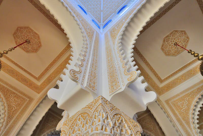 Moroccan Mosque from the Inside. Editorial Photo - Image of east ...