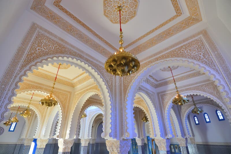 Moroccan Mosque from the Inside Editorial Photography - Image of ...
