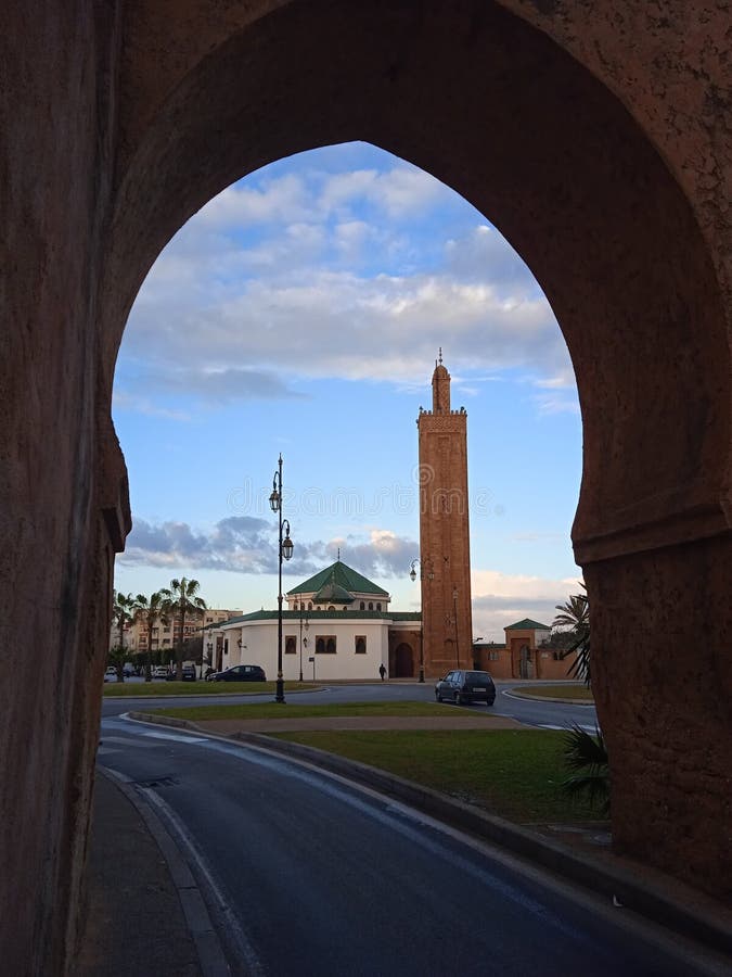 Moroccan Mosque in Medina in Rabat Stock Photo - Image of rabat ...