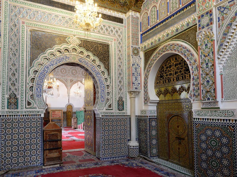 Moroccan mosques stock image. Image of decor, marocain - 87358957