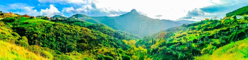 Moroccan rif forest stock photo. Image of view, moroccan - 166887532