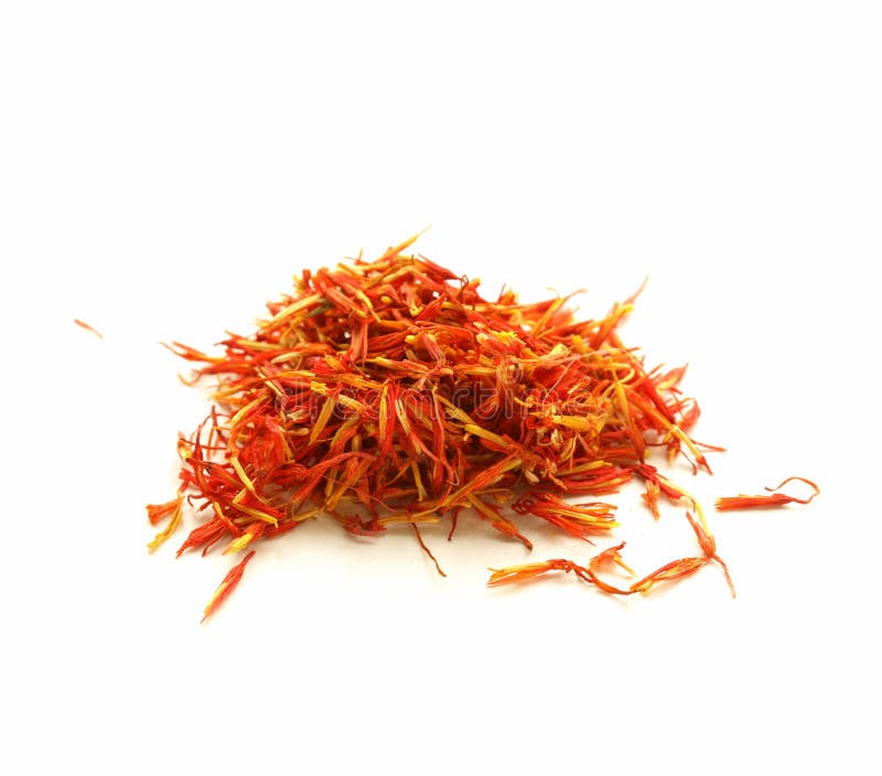 Moroccan Saffron Treads in Pile, Macro Shot Stock Image - Image of herb ...