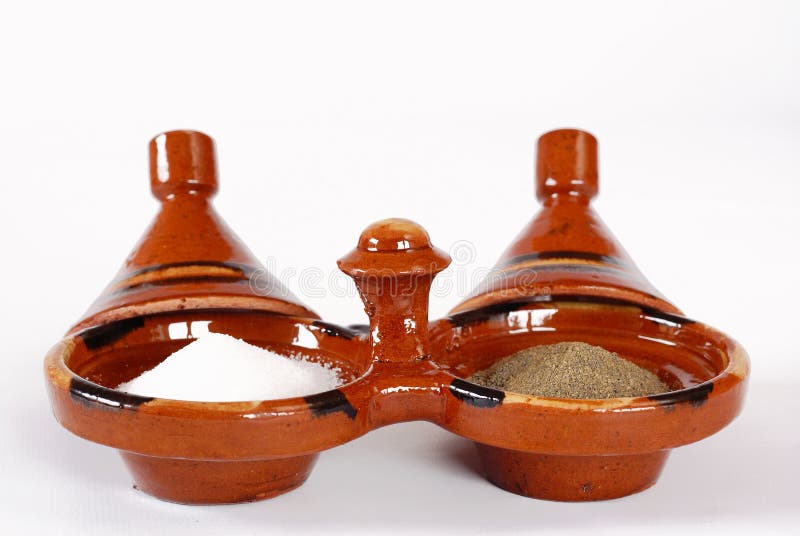 Moroccan Salt and Pepper Cellar Stock Photo - Image of pepper, cuisine ...