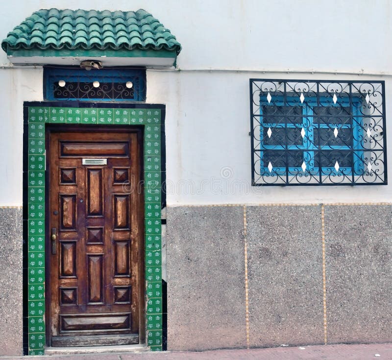 Moroccan Style in the Architecture of Residential Buildings Stock Photo ...