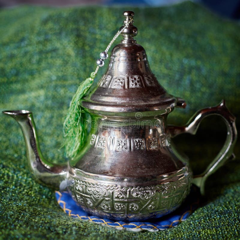 Moroccan Tea Pot stock image. Image of moroccan, drink - 218212469