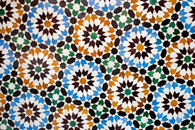 Moroccan tile background stock illustration. Illustration of muslim ...