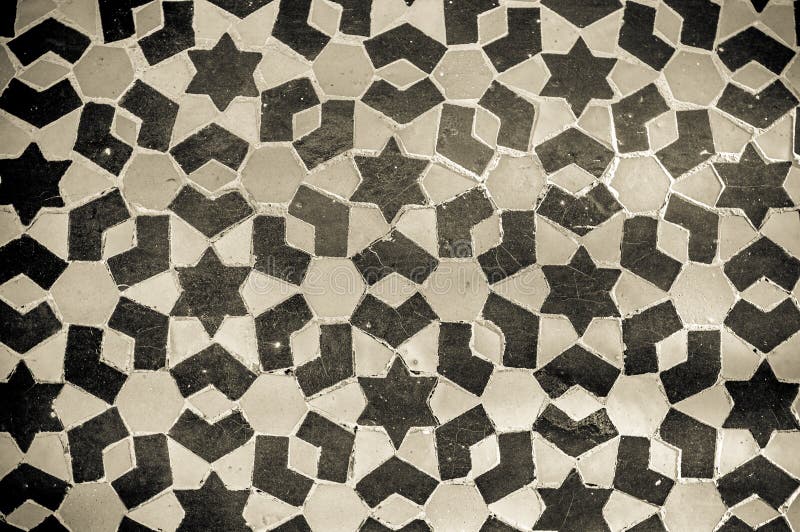 Moroccan Vintage Tile Background Stock Image - Image of mosaic, arabian ...