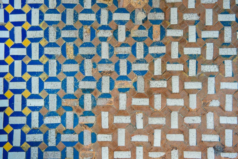 Moroccan Vintage Tile Background Stock Image - Image of mosaic, arabian ...