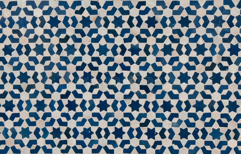 Moroccan Vintage Tile Background Stock Image - Image of islamic, color ...