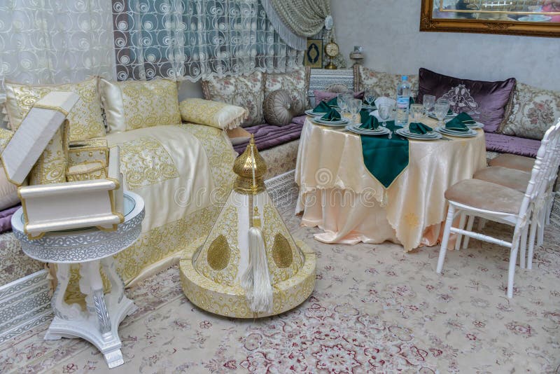 Moroccan Wedding. Henna Night in the Moroccan Wedding. Stock Photo ...