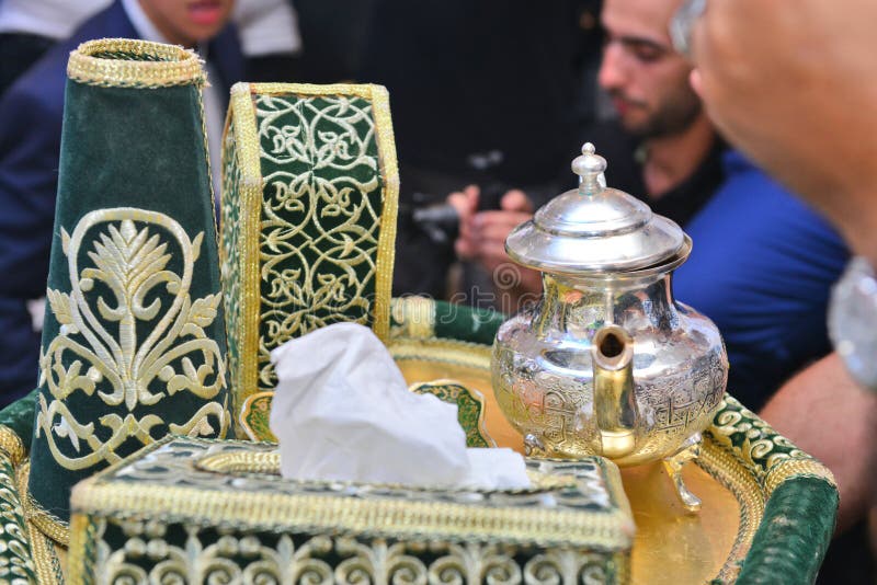 Moroccan Wedding. Henna Night in the Moroccan Wedding. Stock Image ...