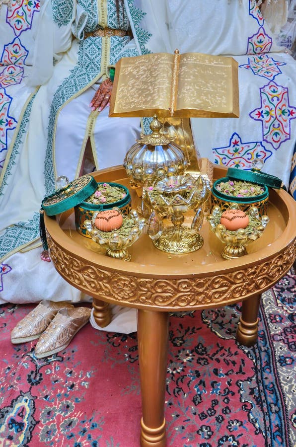 Moroccan Wedding. Henna Night in the Moroccan Wedding. Stock Image ...