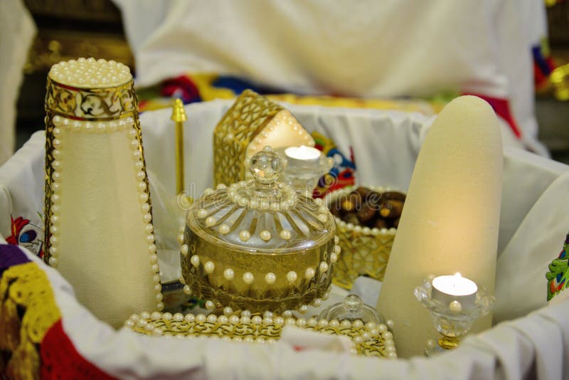 Moroccan Wedding. Henna Night in the Moroccan Wedding. Stock Photo ...