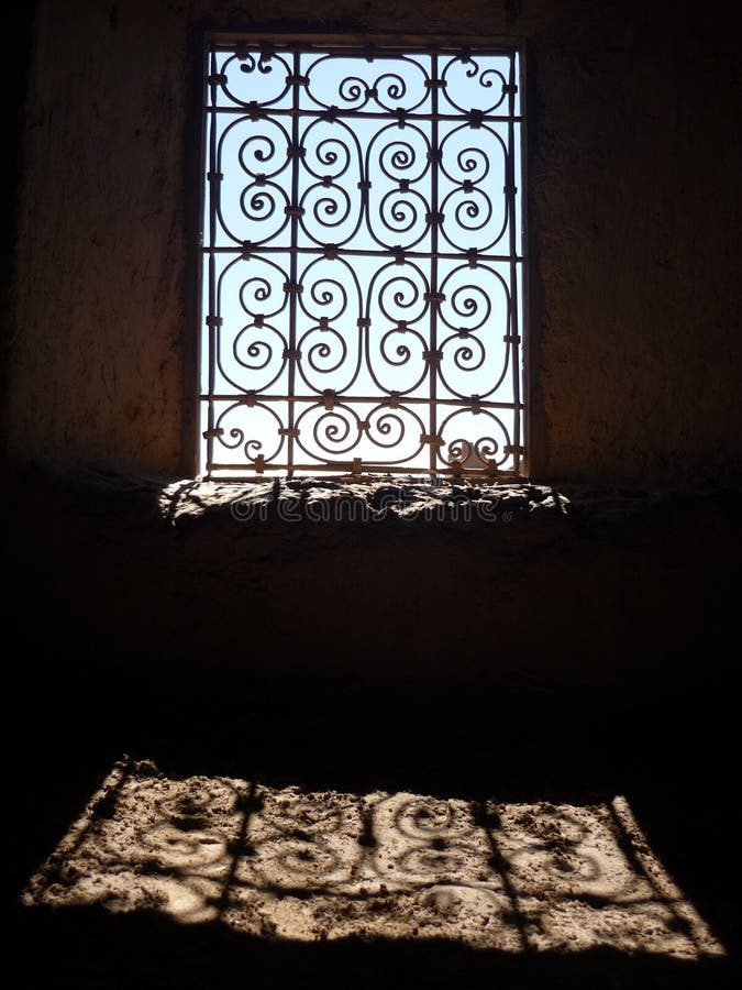 Moroccan Window in Arabic Style Stock Photo - Image of arabic, white ...