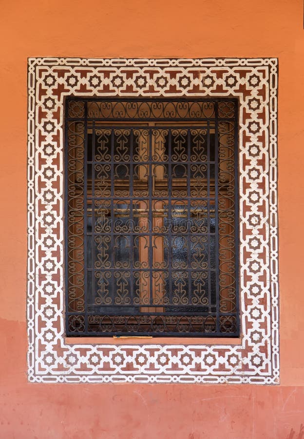 Moroccan window stock image. Image of arab, architecture - 25292813