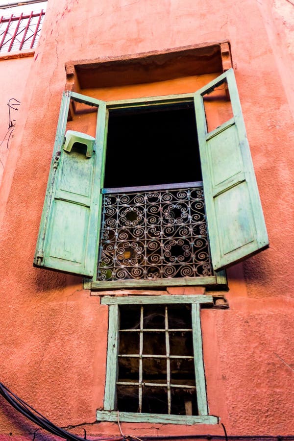 Moroccan Window in Arabic Style Stock Photo - Image of arabic, white ...