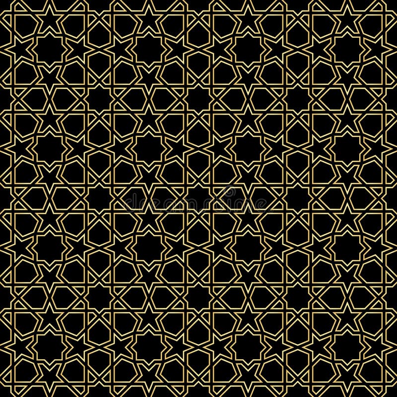 Moroccan zellige seamless stock vector. Illustration of textile - 72265622