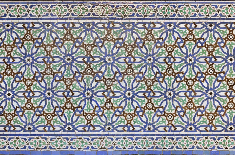 Moroccan Zellige tile stock image. Image of marrakech - 39581509