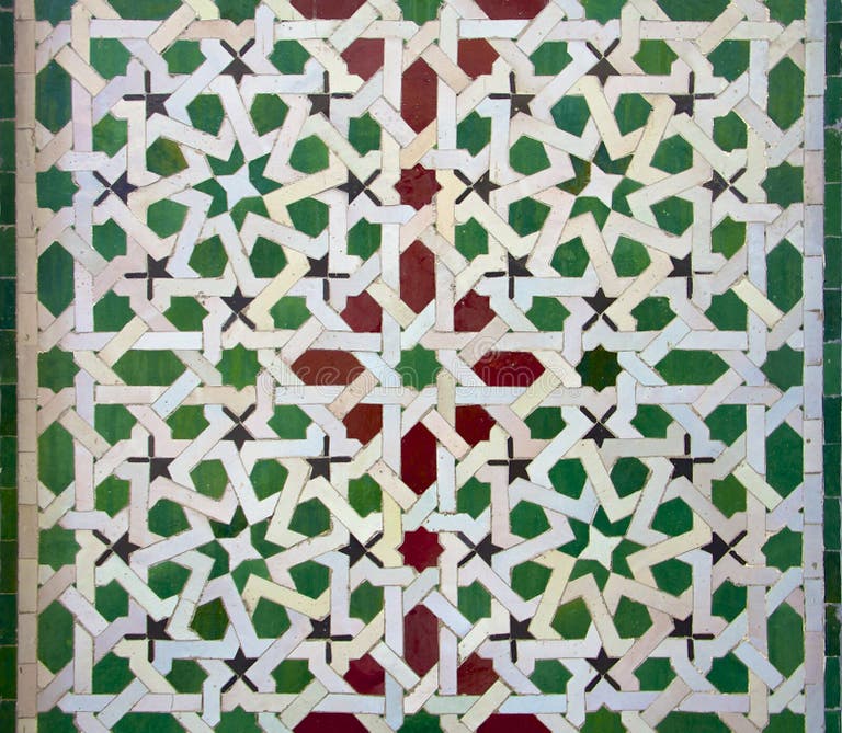 Moroccan Zellige Tile Pattern Stock Photo - Image of blue, ethnic: 32653884