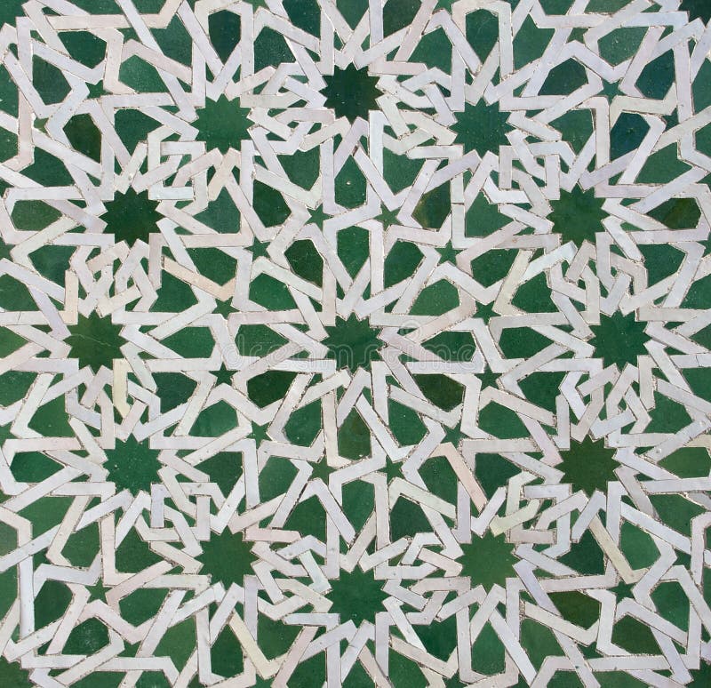 Moroccan Zellige Tile Pattern Stock Photo - Image of mosque, ethnic ...