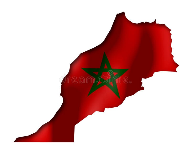 Morocco - Set of Country Flags in the Form of Stickers of Various ...