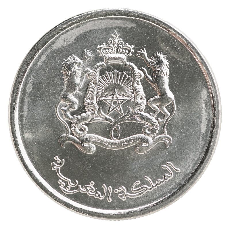 Morocco coins dirham stock image. Image of kingdom, inflation - 88511453