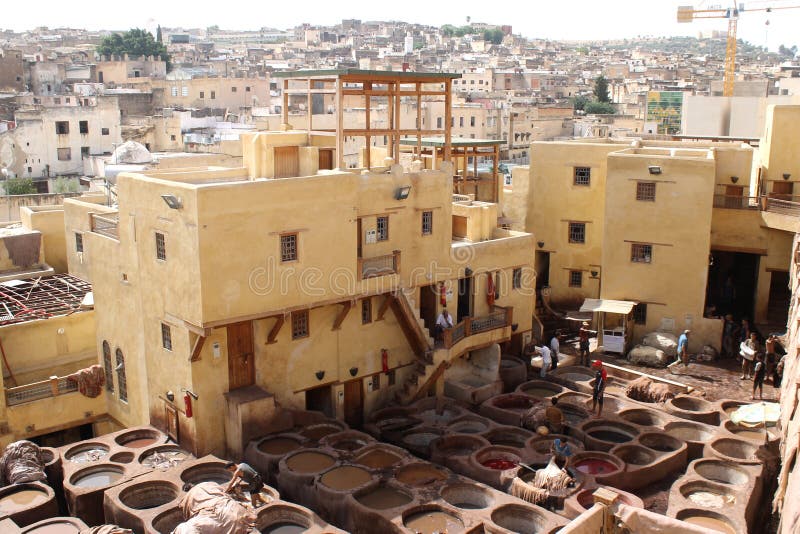 Morocco. Factory for the Production of Natural Henna Editorial Photo ...