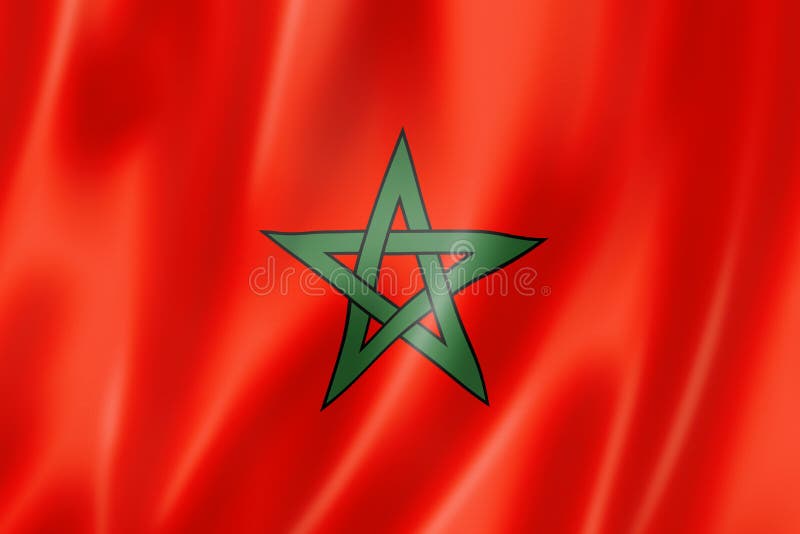 Morocco flag text font stock illustration. Illustration of sign - 158436129