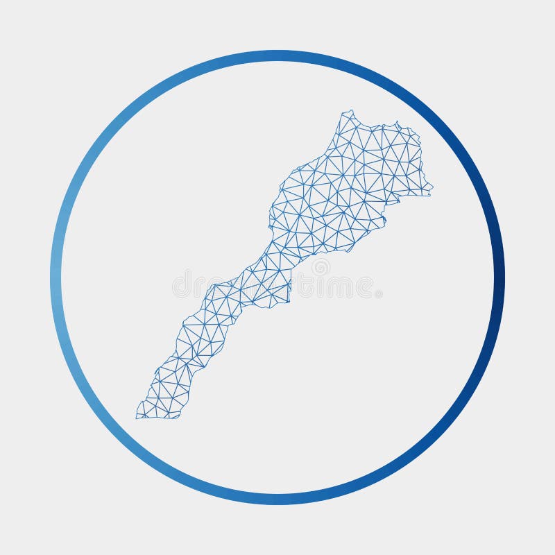 Morocco map icon stock vector. Illustration of chart - 283134167