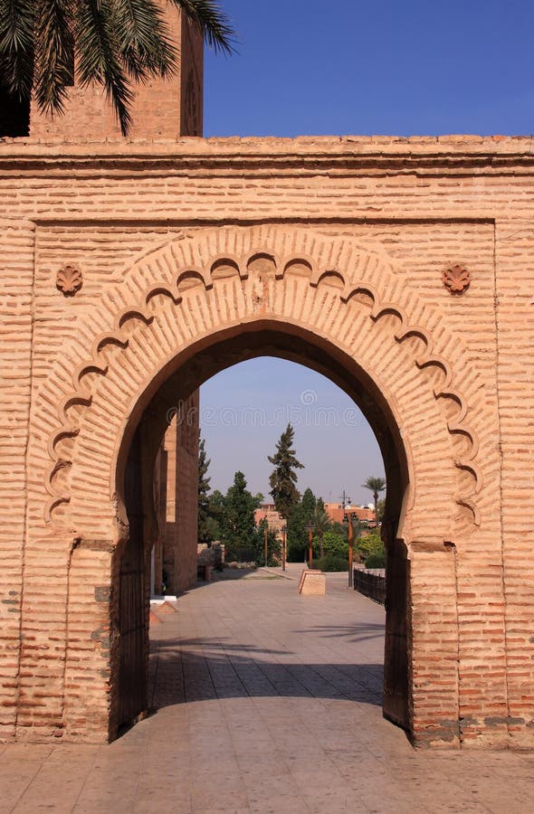 Morocco Islamic Arch stock photo. Image of africa, maghreb - 24505514