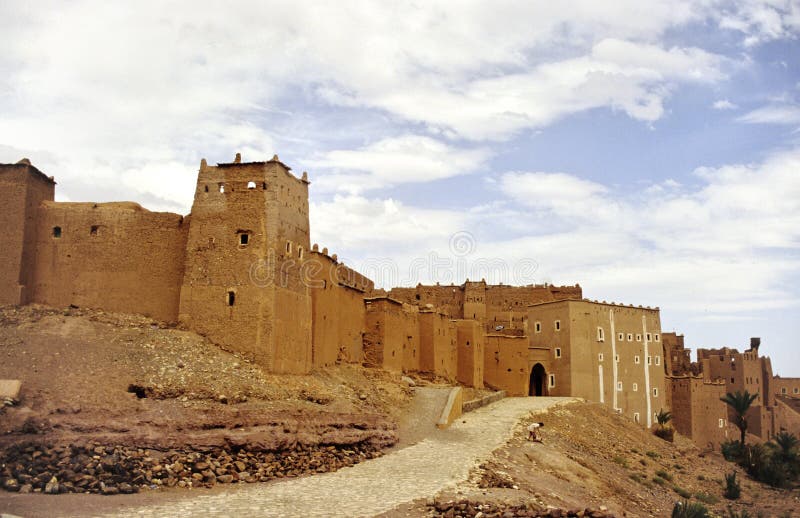 Morocco ksar stock photo. Image of yellow, ksour, colored - 1818268