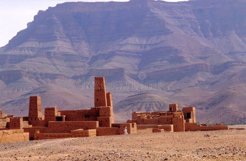 Morocco ksar stock photo. Image of ksour, oasis, earth - 768188