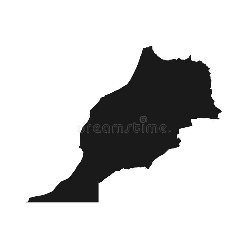 Morocco map icon stock illustration. Illustration of symbol - 317023925
