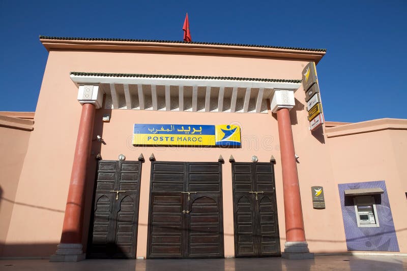Morocco postal service editorial stock image. Image of communication ...