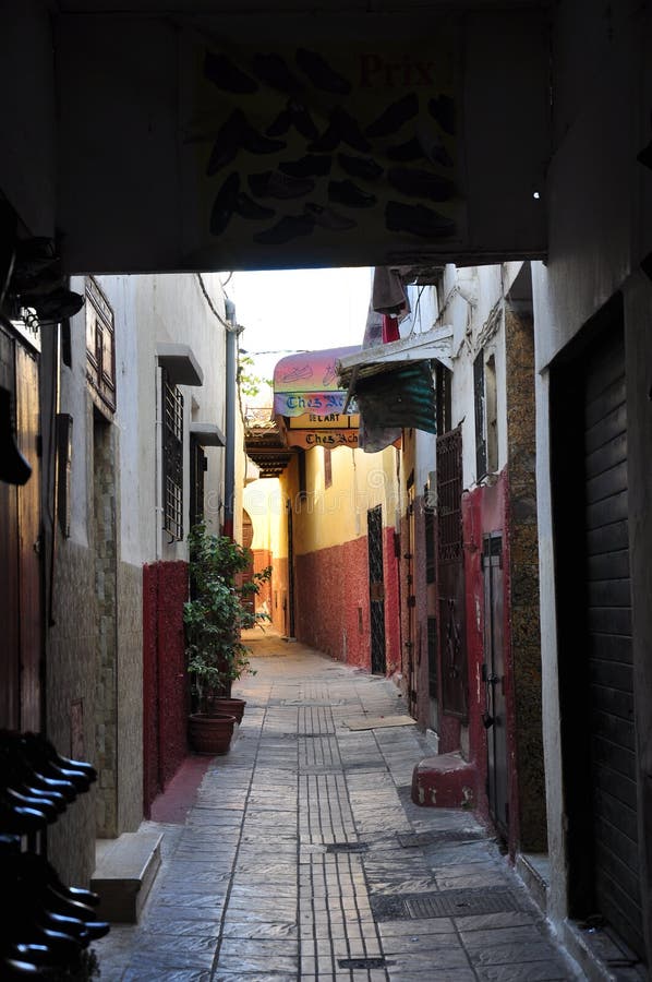 Morocco, Rabat stock photo. Image of narrow, traditional - 55848068