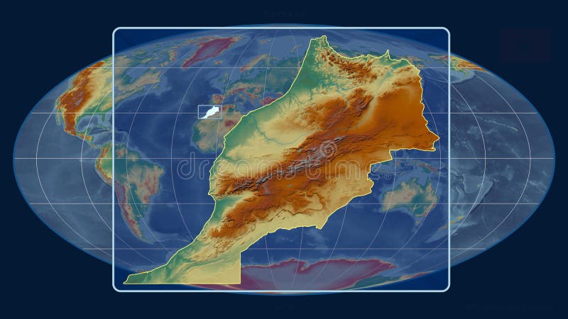 Morocco Relief Map Stock Illustrations – 96 Morocco Relief Map Stock ...