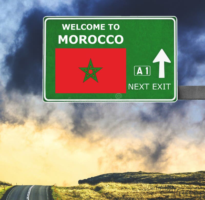 764 Morocco Road Sign Stock Photos - Free & Royalty-Free Stock Photos ...