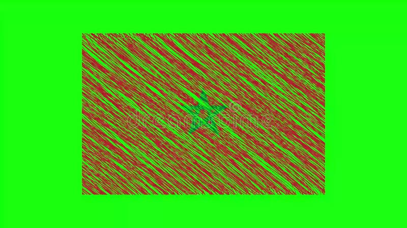 Morocco Scribble Animation on Green Screen Background. Looping Seamless ...