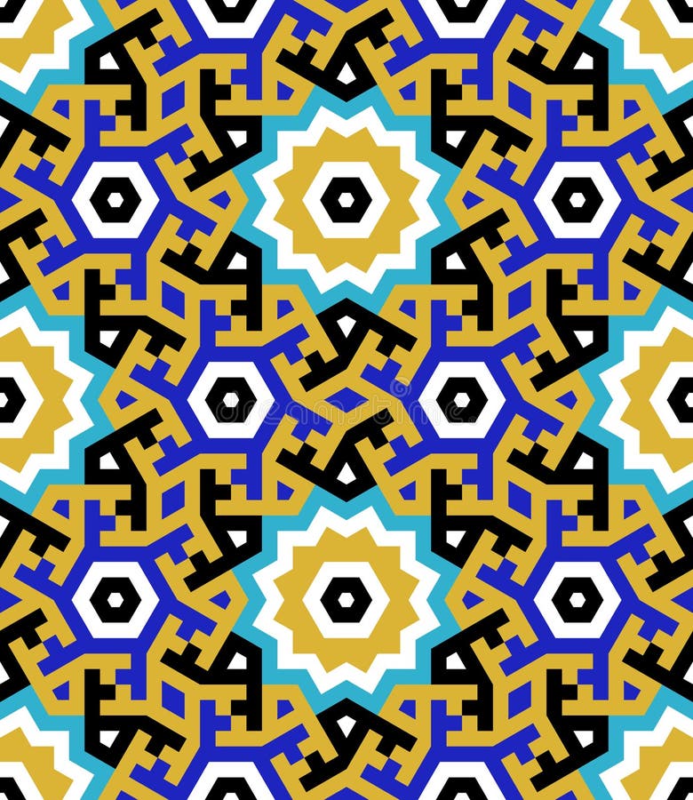 Morocco Seamless Pattern. stock vector. Illustration of arabian - 136905761