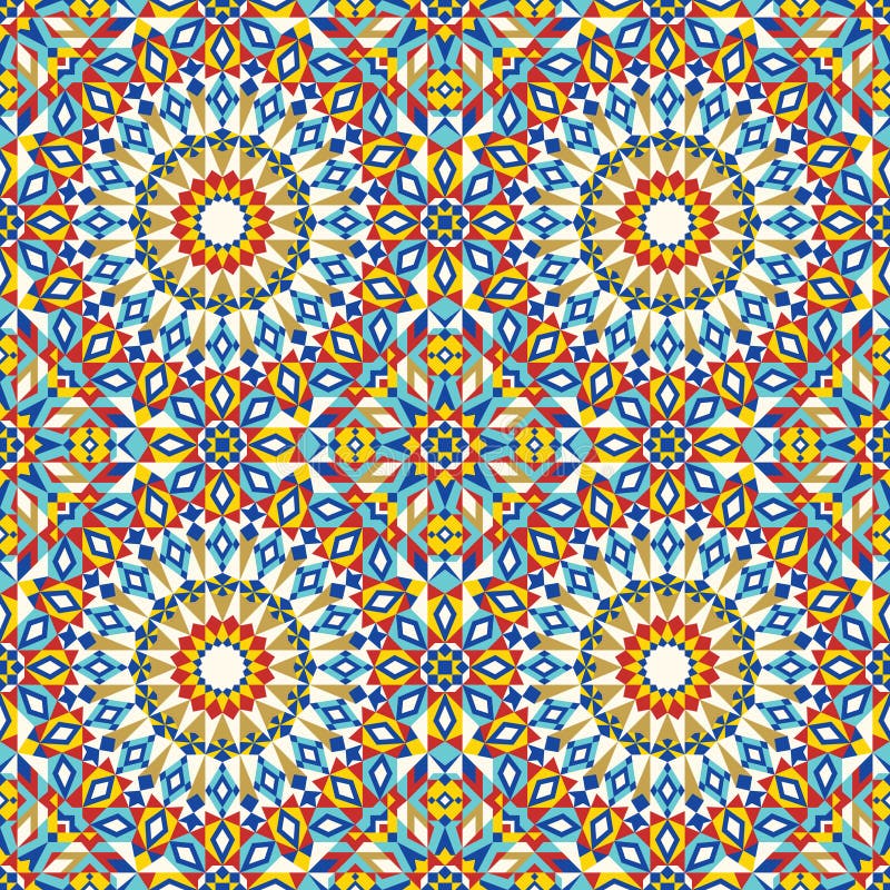 Morocco Seamless Pattern. Traditional Arabic Islamic Background Stock Vector - Illustration of ...