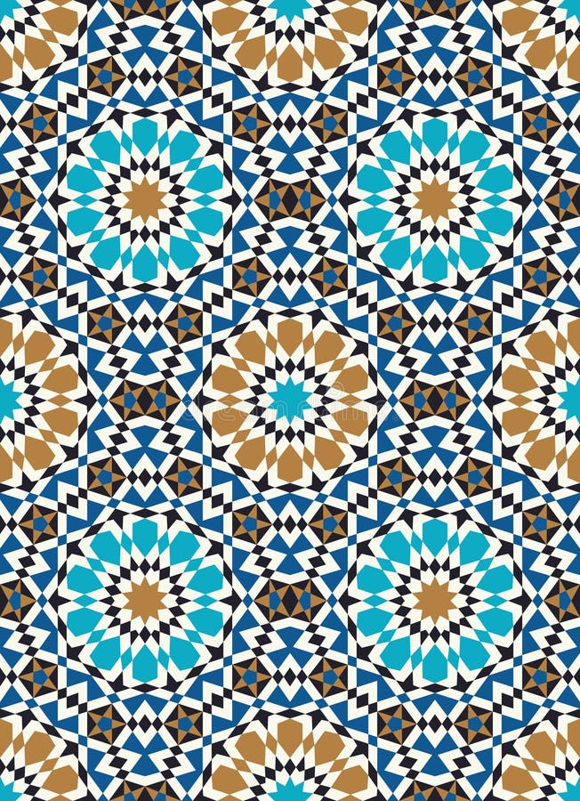 Morocco Seamless Pattern. Traditional Arabic Islamic Background Stock Vector - Illustration of ...