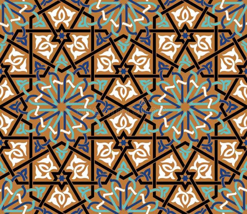 Morocco Seamless Pattern. stock vector. Illustration of background ...