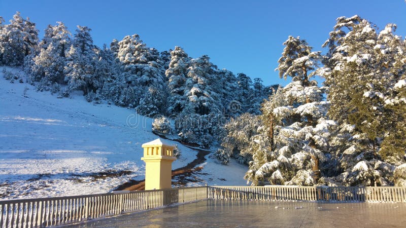 Morocco the snow stock image. Image of snow, morocoo - 105751311