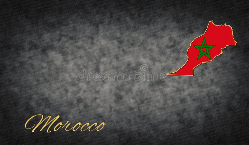 Morocco Symbols, Map of Morocco Stock Image - Image of national, atlas ...