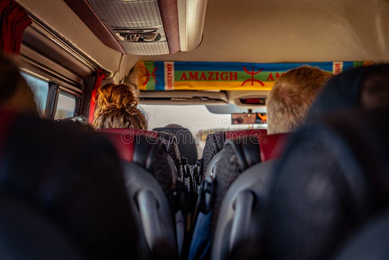Morocco - View from the Back of the Tour Bus Editorial Image - Image of ...