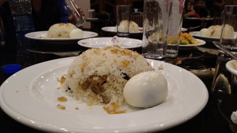 Morog polao with egg stock image. Image of chickenbirani - 132271787