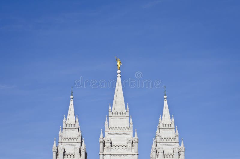 Moroni in the sky stock image. Image of moroni, city - 95282561