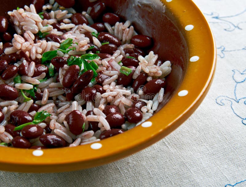 Moros y Cristianos stock image. Image of nutrition, dishes - 61505499