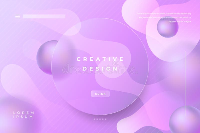 Morph Background Gradient Mauve and Wisteria Color with Circle Shape ...